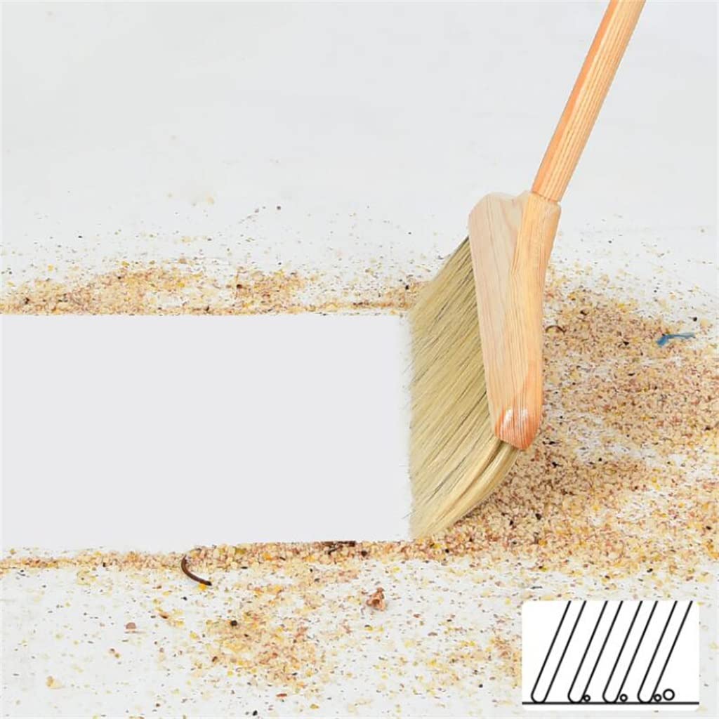 LYSLDH Sweeping Broom, Pig Bristles, Broom And Dustpan Set, Household Wiper, Broom Combination, Soft Hair Broom