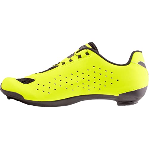 Lake Cx177 Cycling Shoe - Men's Hi-Viz Yellow/Black, 42.0