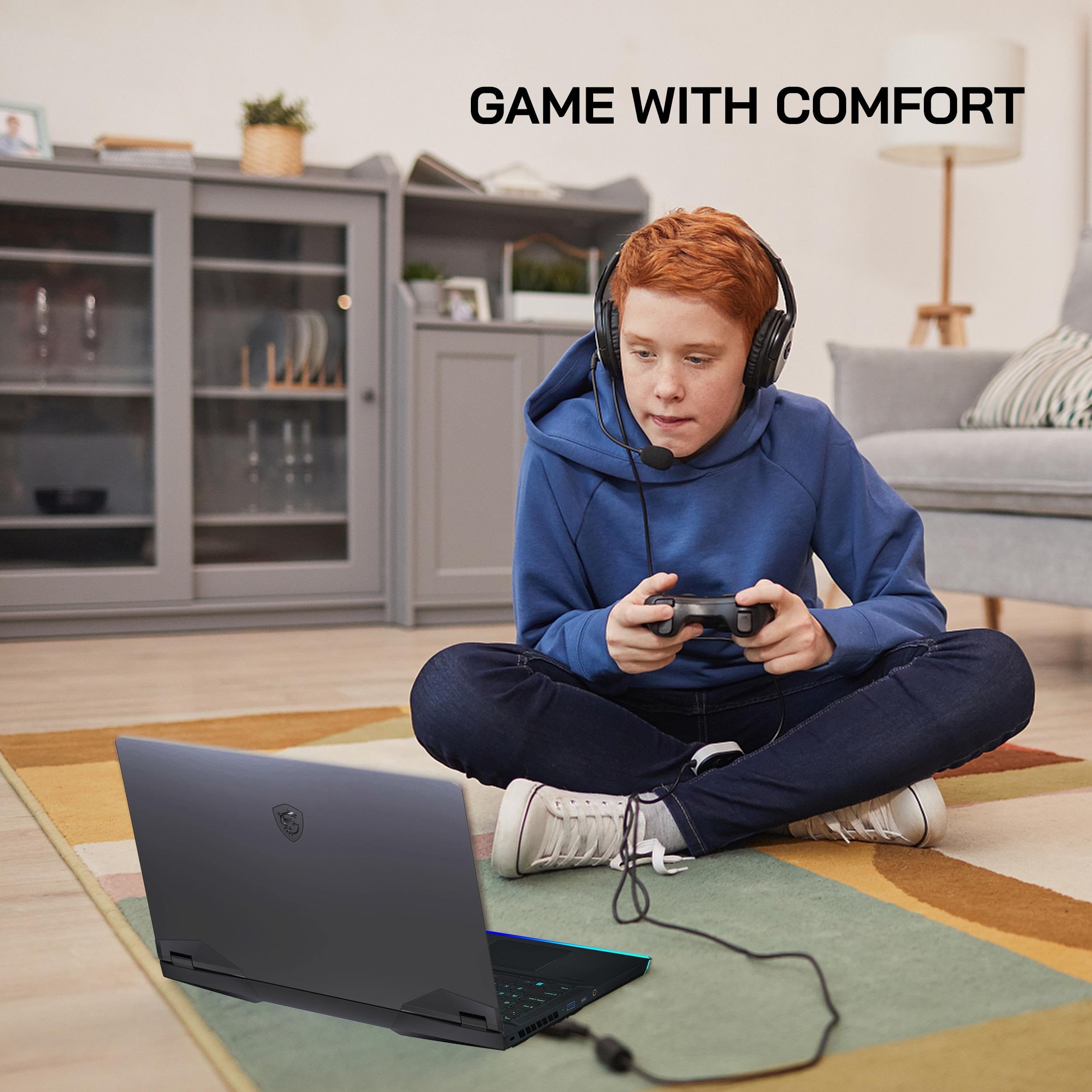 MSI GE76 Raider 17.3” FHD 144Hz Gaming Laptop, Intel Core i7-12700H, 32GB DDR5, 1TB SSD, GeForce RTX 3060, RGB KB, Numpad, FHD Webcam, VR-Ready, Wi-Fi 6, Bluetooth, Win 11 Pro, Grey, 32GB USB Card