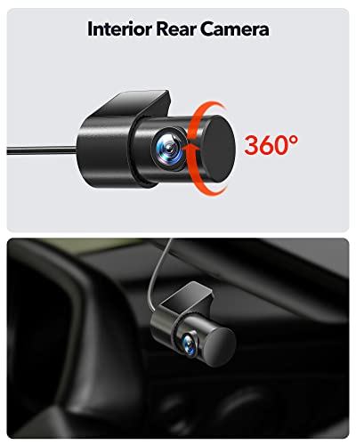 REDTIGER Dash Cam 4K Front and Rear 1080P, WiFi GPS Car Camera with Free 32GB SD Card, Dual Dash Camera for Cars, Loop Recording, Night Vision, Parking Mode, Smart App Control, Support 256GB Max