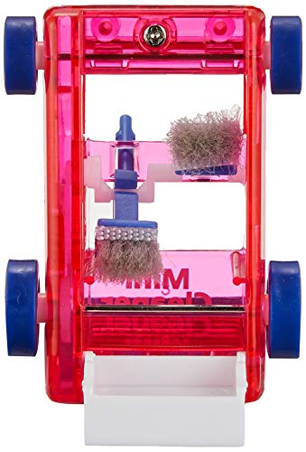 Midori Desktop Mini Cleaner and Dust Sweep, Pink Transparent (65612006)