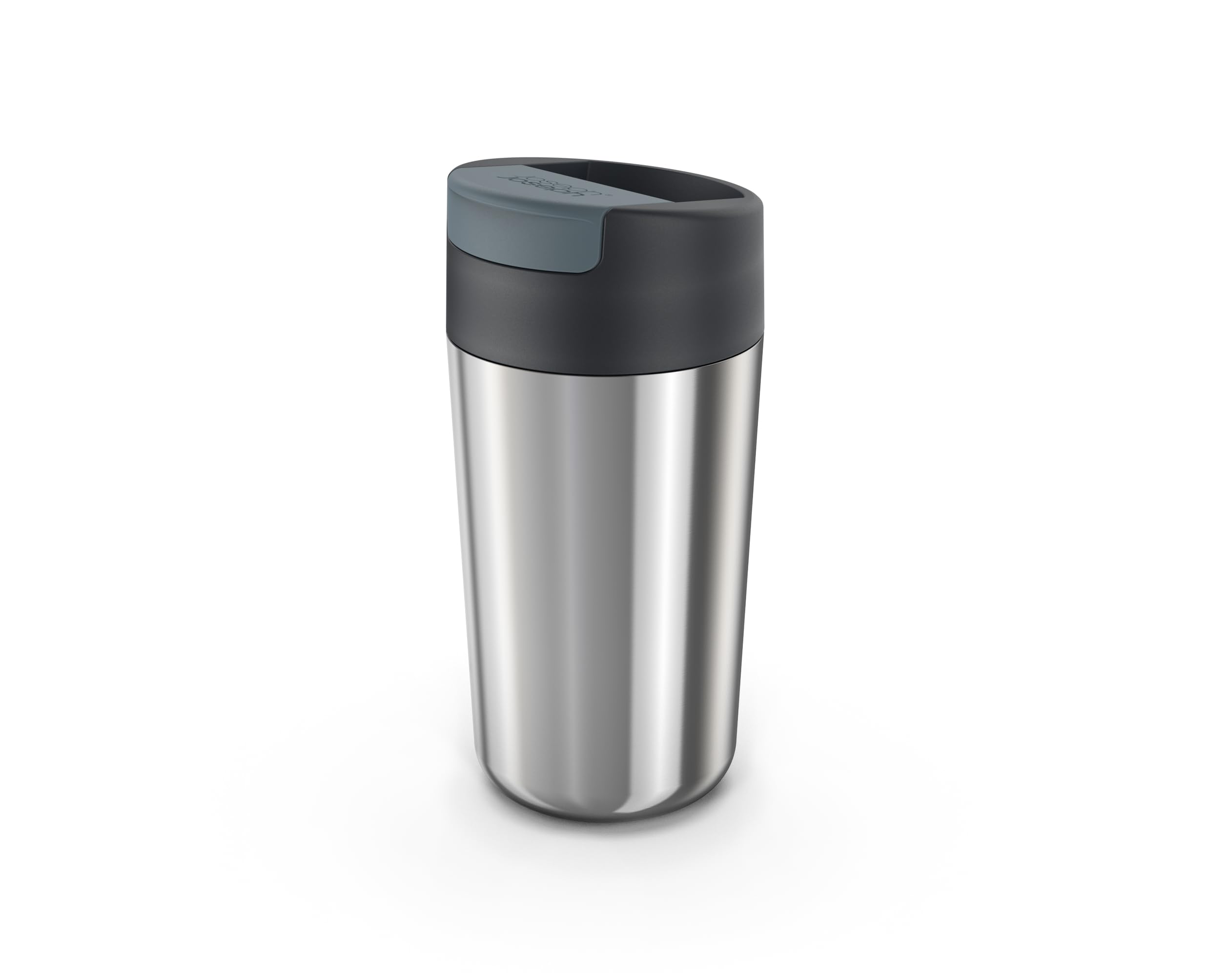 Joseph Joseph Sipp Stainless Steel Insulated Travel mug, Hygienic Leakproof reusable Vacuum thermal mug, Coffee & Tea Insulated Cup - 16 fl. oz