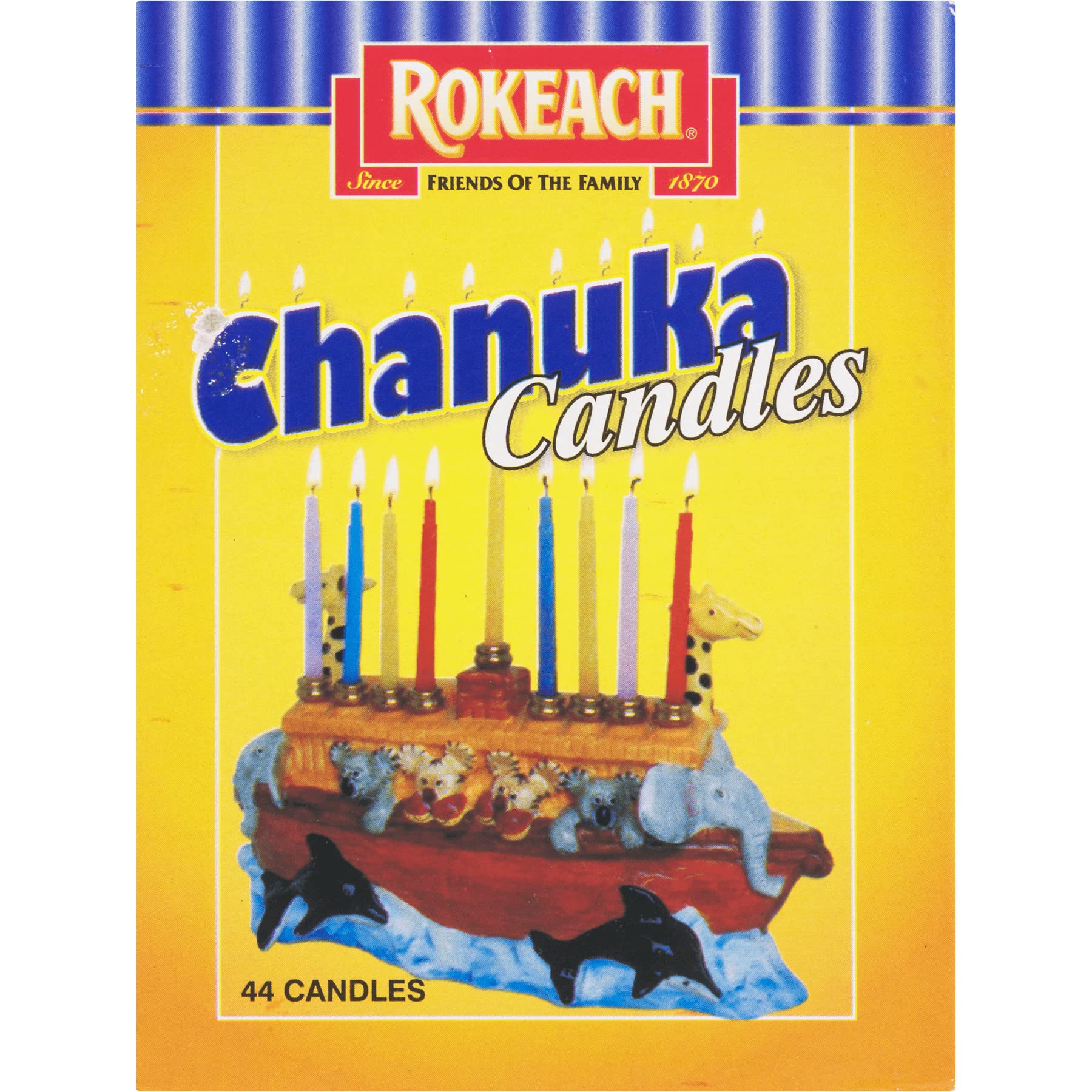 Rokeach Chanuka Candles 44 Count (1 Box)