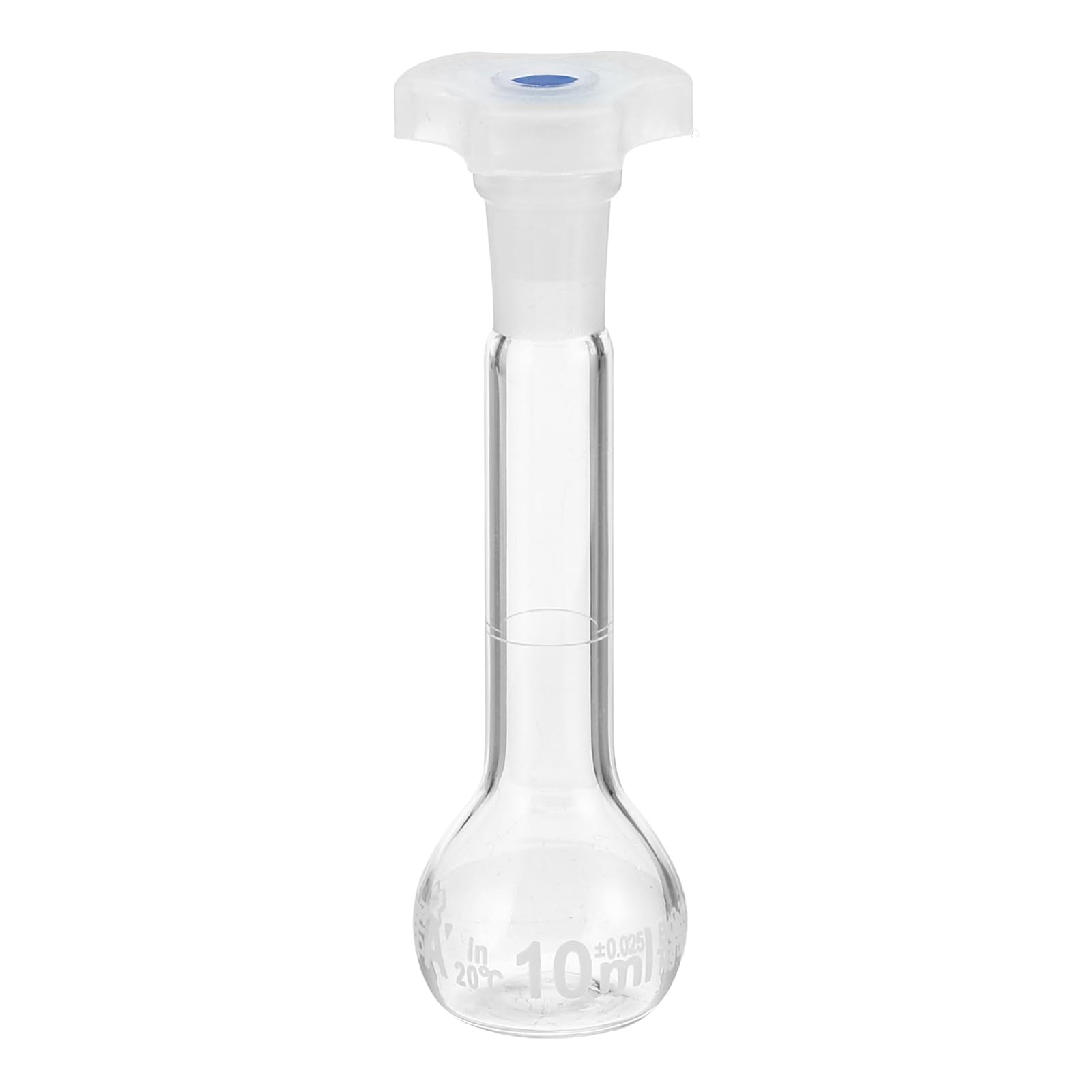PATIKIL 1000ml Volumetric Flask, 3.3 Borosilicate Glass Graduated Volumetric Measuring Flask with Plug Cap Tolerance 0.4ml for Lab Experiment, Clear