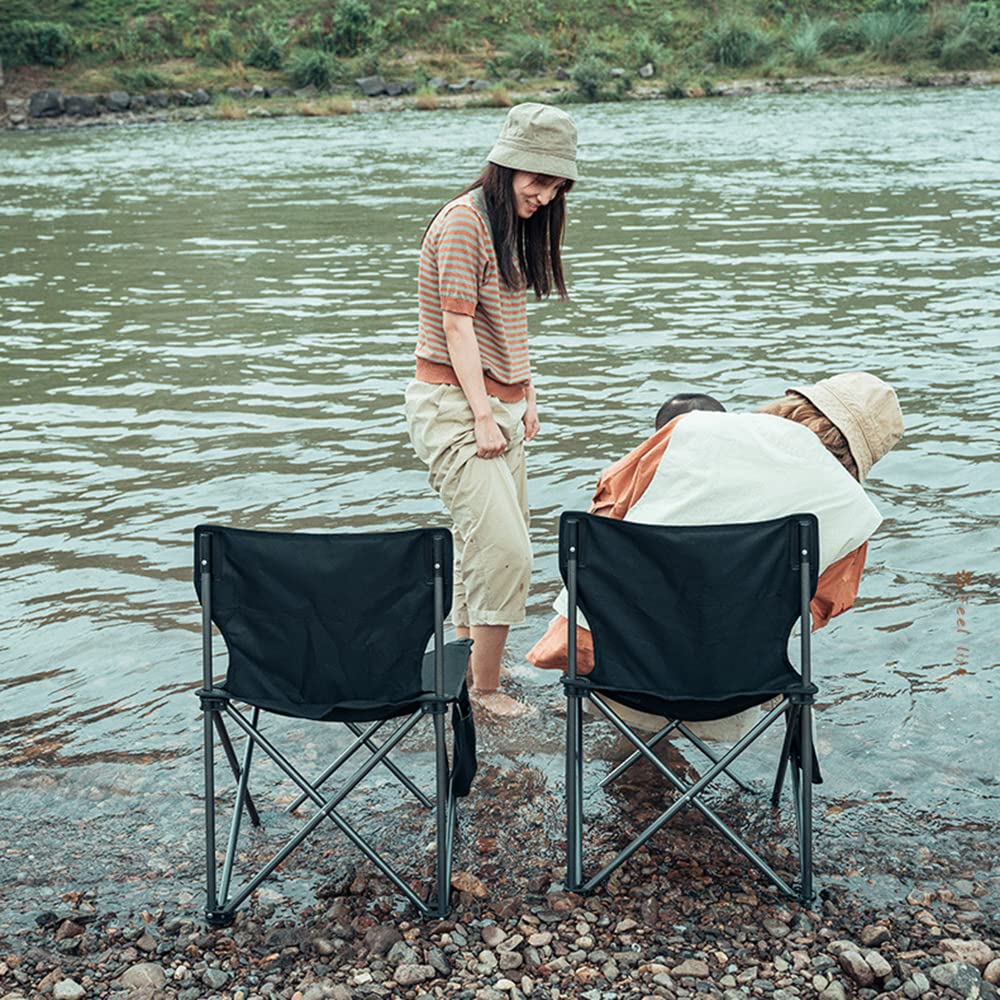 LIXADA Portable Folding Camping Chair with Carrying Bag for Outdoor Camping Hiking Fishing Picnics