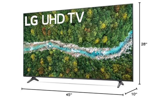 LG 50-Inch Class 76 Series Alexa Built-in 4K Smart TV, 120Hz TruMotion, AI-ThinQ 4K (50UP7670PUC, 2021)