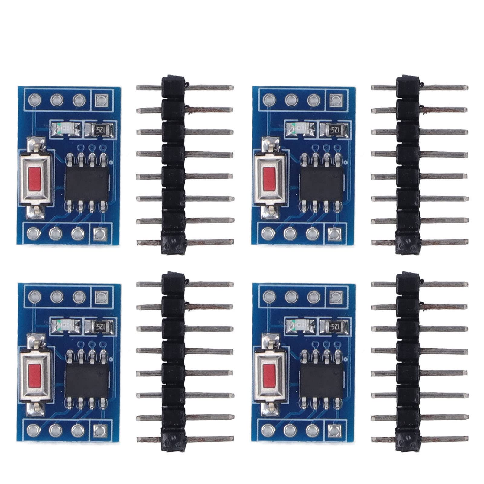 MCU Development Module, PCB 4 Sets Experimental Microcontroller