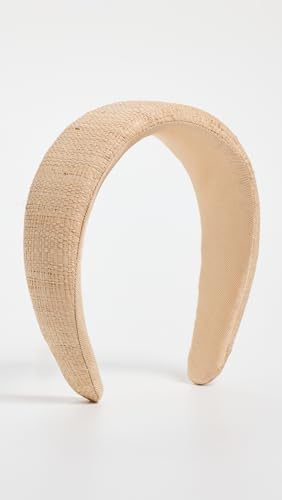 Loeffler Randall Women's Oversize Headband, Natural, Tan, 1 Count