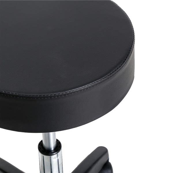 LLAMN Adjustable Round Stool Plastic Arch Feet Rotation Bar Stool Lift Stool Swivel Stool Spa Tattoo Massage Salon Furniture