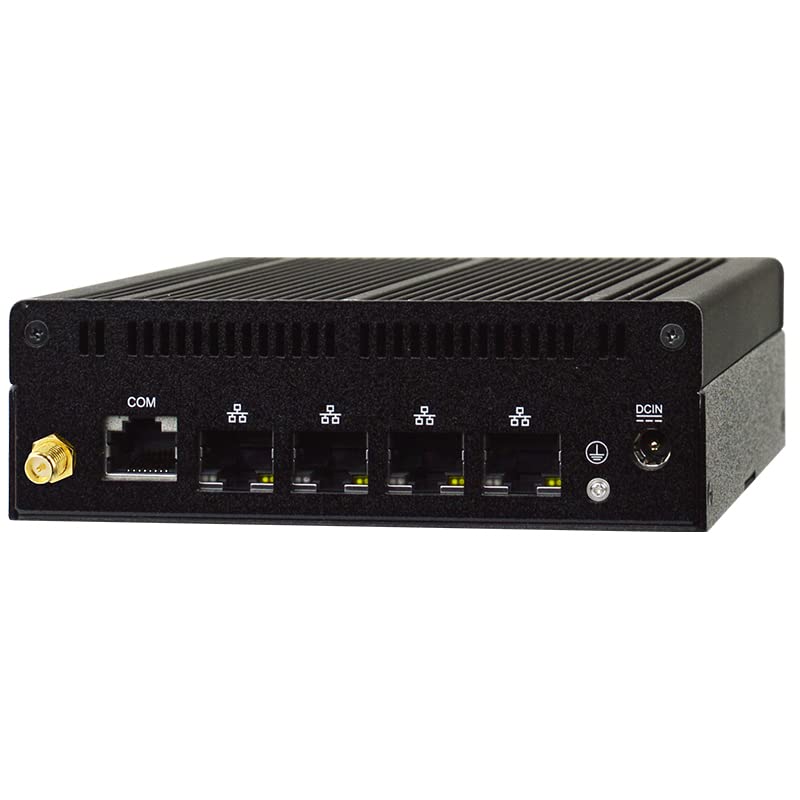 Jetway HBFBZ10 Elkhart Lake J6412 Networking Mini PC, 4X 2.5GbE LAN (8GB Memory and 256GB SSD)