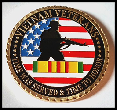lovesports2013 US. Military Vietnam Veterans 24K Gold Plated Challenge Coin 1061#