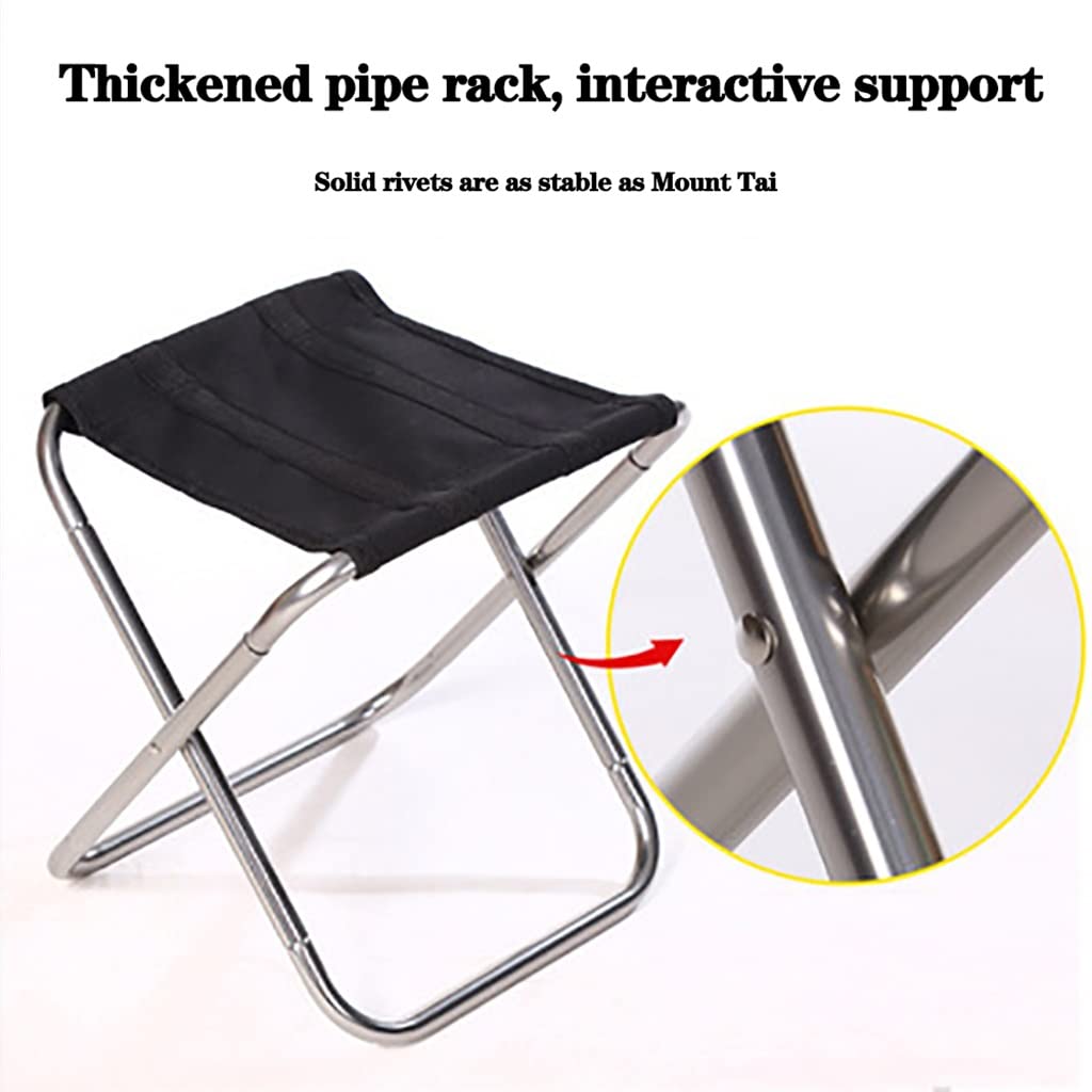 LMMDDP Folding Small Stool Bench Stool Portable Outdoor Mare Light Subway Train Travel Picnic Camping Fishing Chair Foldable