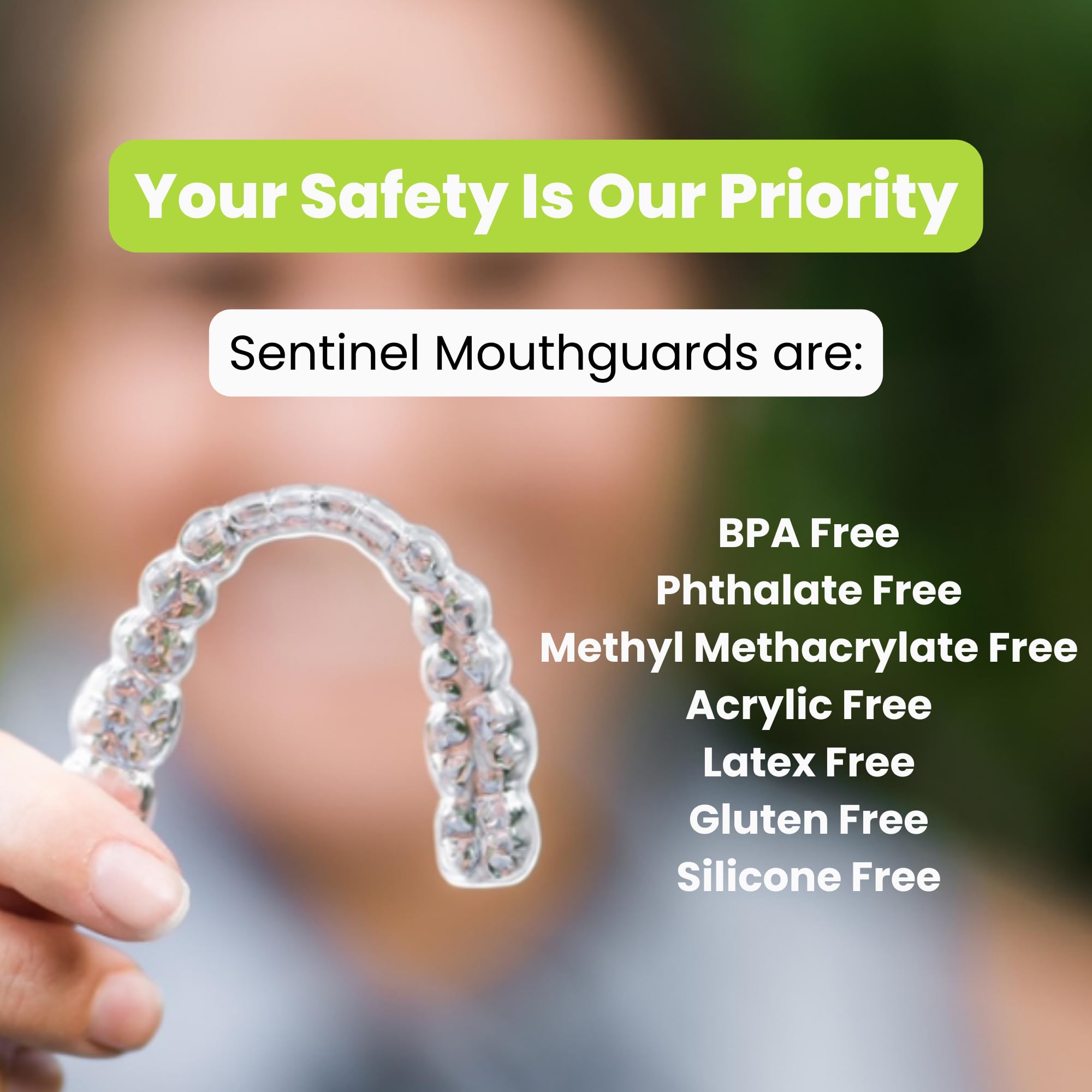 SENTINEL MOUTHGUARDS Durability Mouth Guard for Heavy Teeth Grinding and Jaw Clenching | Comfortable and Custom Fit | Dentist-Grade Material | Long-Lasting Protection | BPA-Free