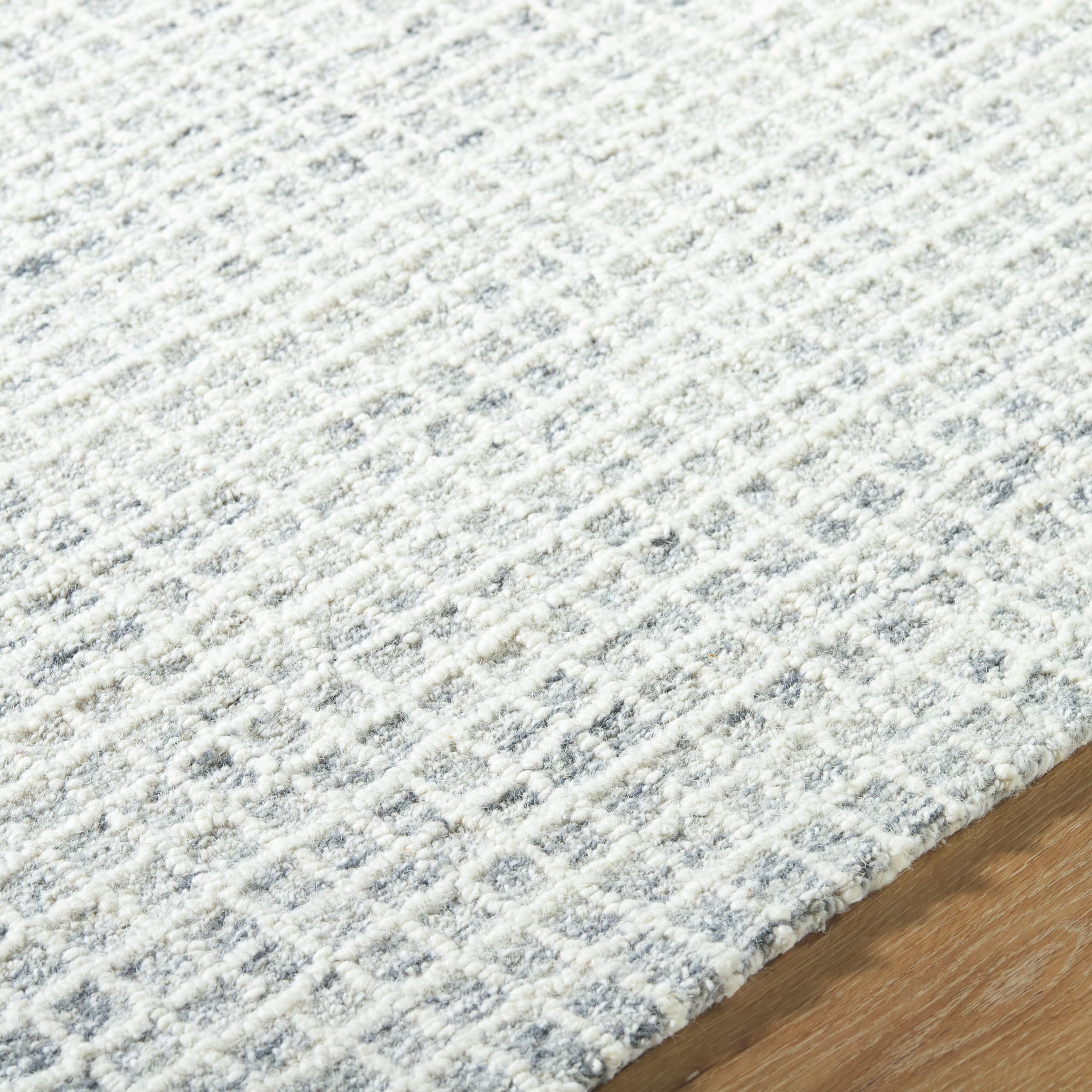 Livabliss x Vivir Andreas Modern Area Rug, 8' x 10', Light Gray, (8' x 10')
