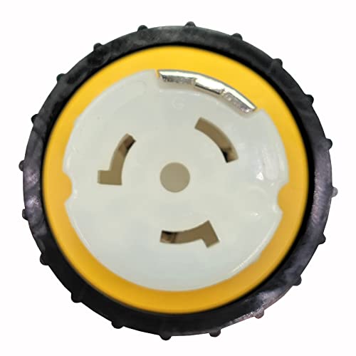 Parkworld 692118 Shore Power Adapter Generator 30A L14-30P Male to Marine 50A SS2-50R Female with Locking Ring