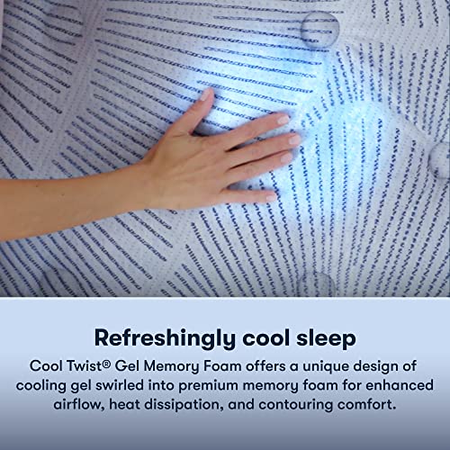 Serta Perfect Sleeper Enhanced 13.5" California King Mattress - Medium, Cooling Gel Memory Foam, Pocket Innersprings for Motion Isolation, Edge Support, CertiPUR-US Certified - Nurture Night
