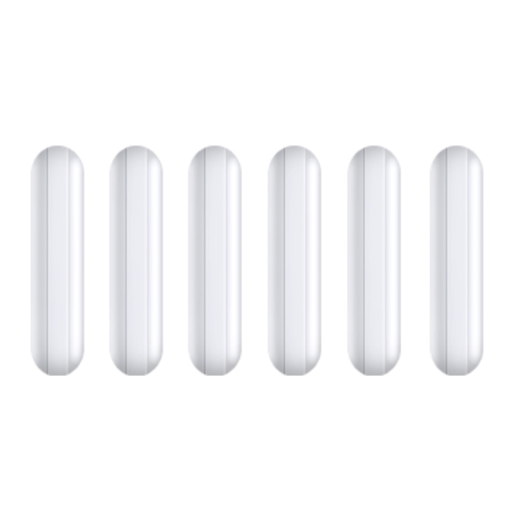 Magnetic Stirrer Mixer Stir Bar,6Pcs 30mm(1.18 inch) PTFE Magnetic Stir Bar,White Color,Laboratory Bar,Stir Plate Bar,Stir Bars…