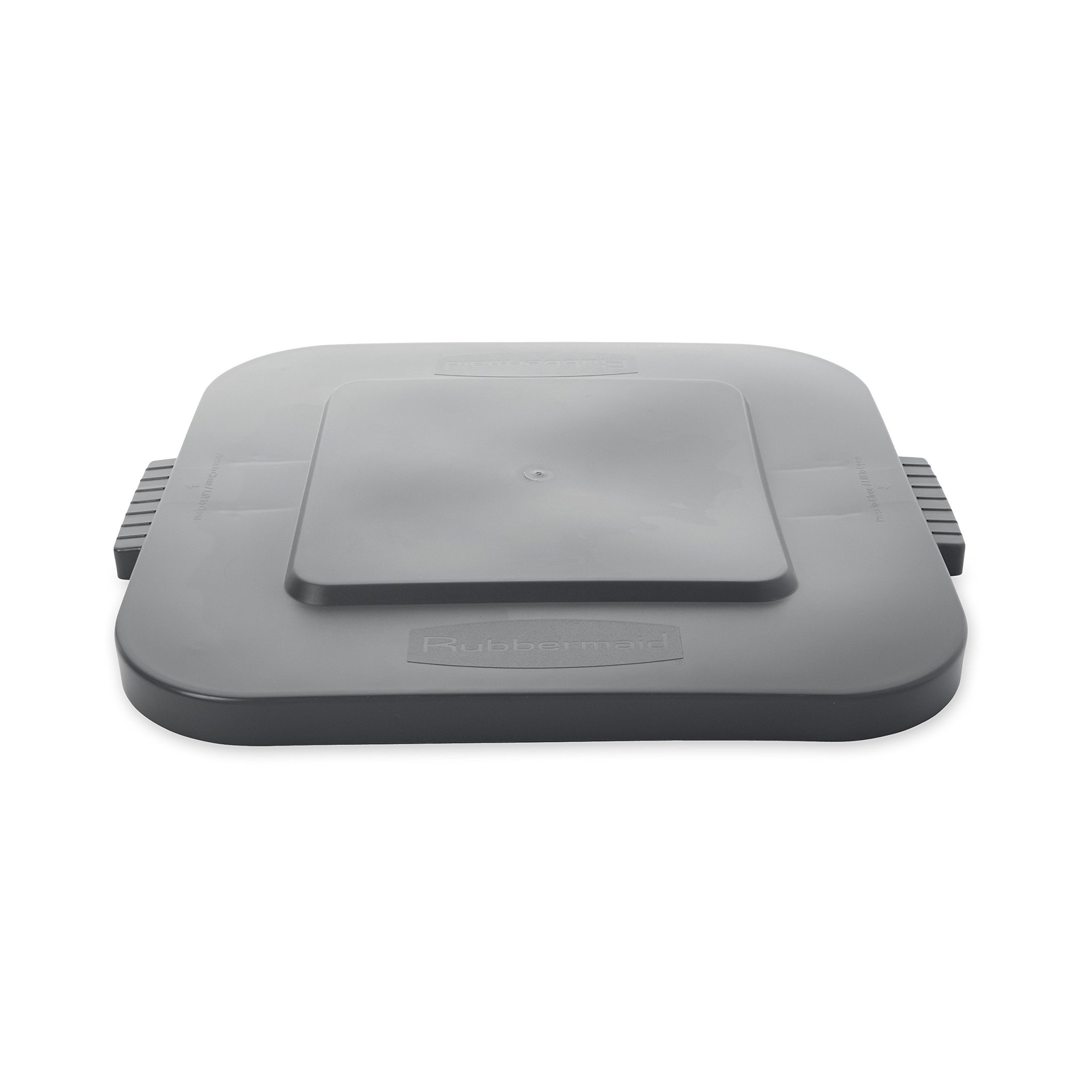 Rubbermaid Commercial 352700GY Square Brute Lid, 24 x 22 x 1 1/4, Gray