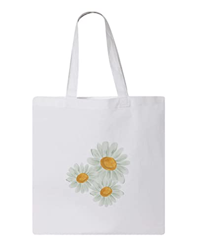 SUNFLOWER LOVE DESIGN, Reusable Tote Bag, Lightweight Grocery Shopping Cloth Bag, 13” x 14” with 20” Handles
