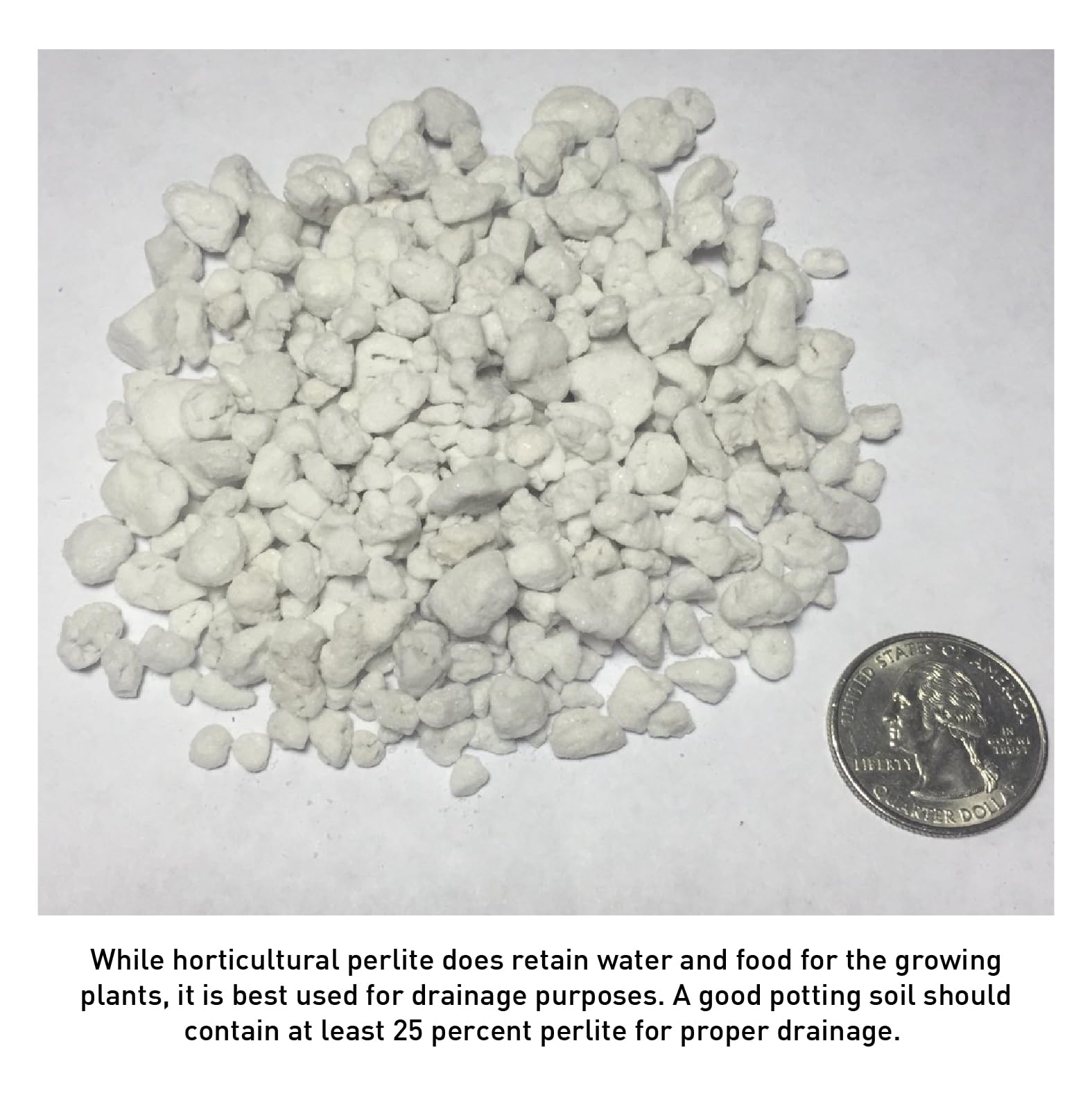 Norcal Perlite Horticultural Organic Certified Premium Screened Coarse β Garden Indoor Outdoor Plants β Soil Additive Better Aeration and Drainage - 4 Cubic Feet (103 Quarts) 1 Bag