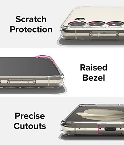 Ringke Fusion [Display The Natural Beauty] Compatible with Samsung Galaxy S23 Case 5G, Transparent Phone Cover for Women, Men, Shockproof Bumper Designed for S23 Case - Clear