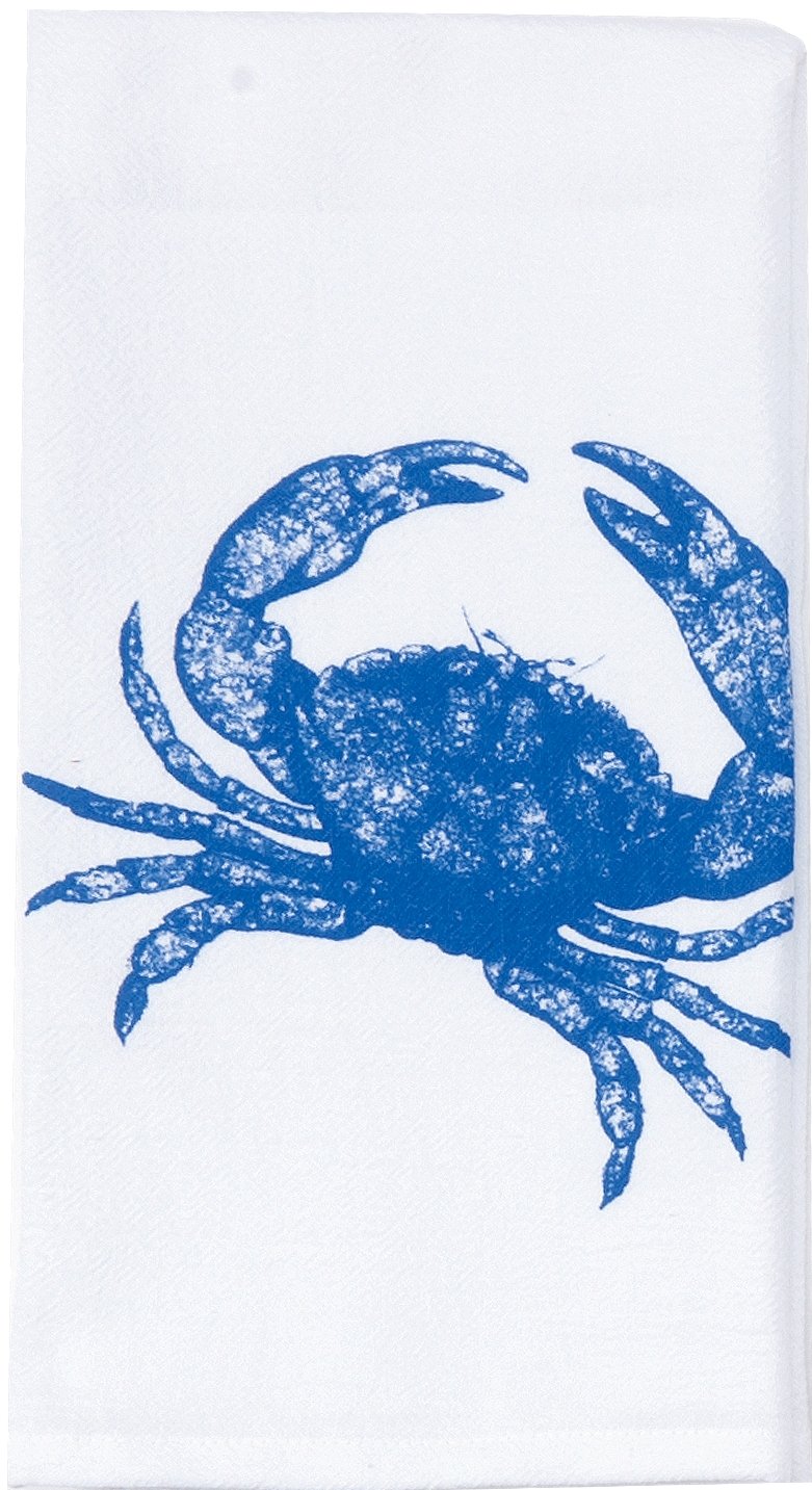 Kay Dee Designs Crab Nautical Krinkle Flour Sack Towel