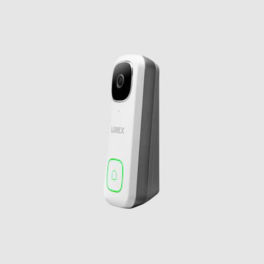 Lorex B451AJD-E 2K Wired Video Doorbell White Bundle with Lexar High-Performance 633x microSDHC/microSDXC UHS-I 64GB Memory Card