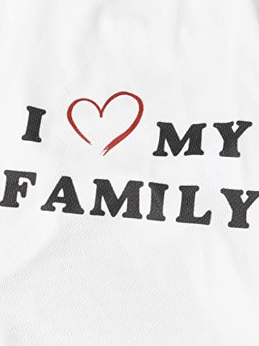 QWINEE Dog Tee Shirt Slogan Graphic Dog T Shirt Soft Stretchy Puppy Shirts Cat Clothes for Small Medium Large Dog Kitten White XS