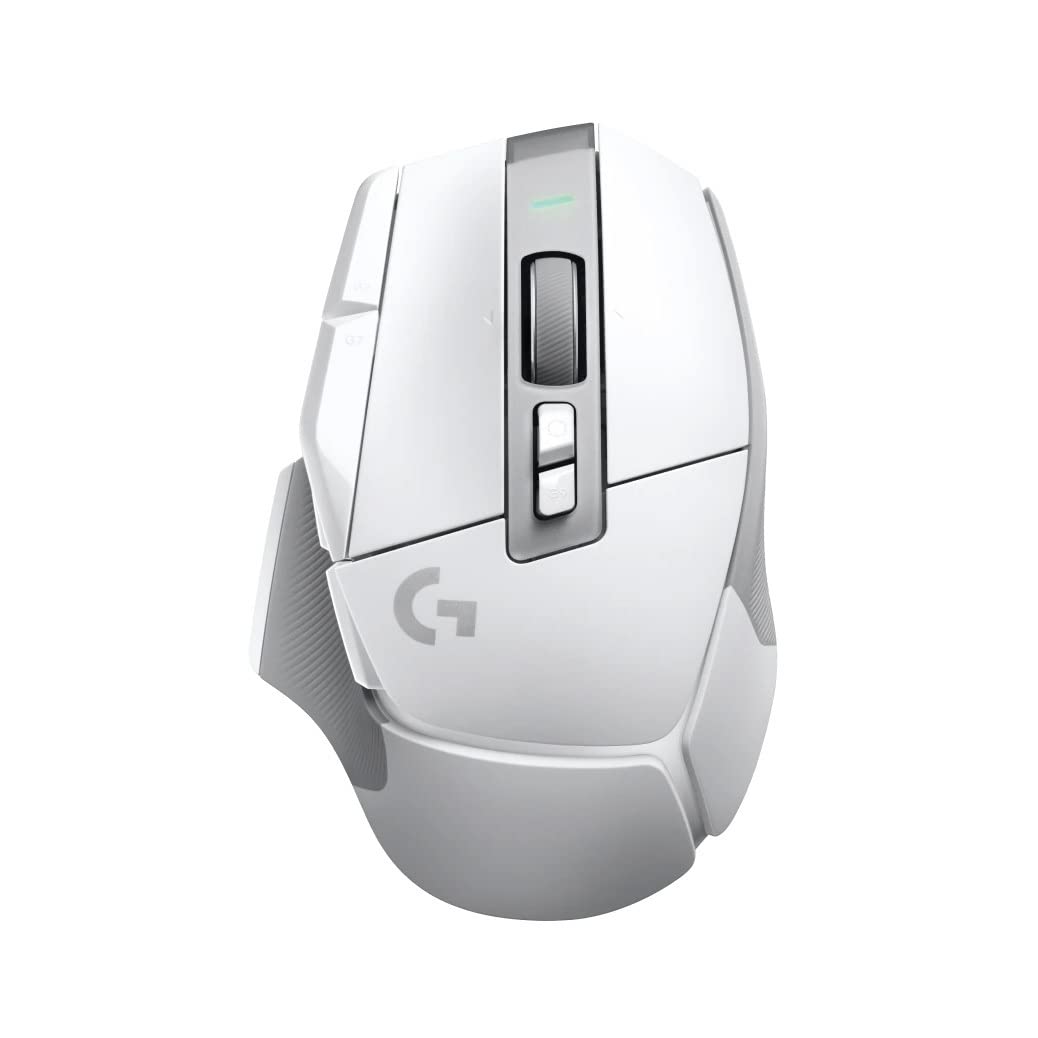 Logitech G502 X Lightspeed Wireless Gaming Mouse (White) Bundle with PowerPlay Wireless Charging System and 4-Port USB 3.0 Hub (3 Items)