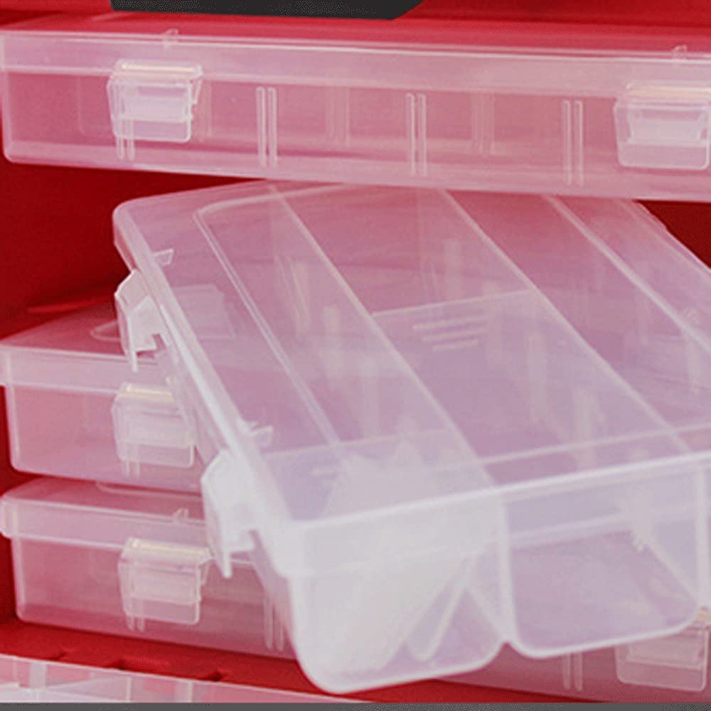 LMMDDP Multifunctional Fishing Box 4-layer Storage Box Storage Box Fishing Tool Box Fishing Collection Box
