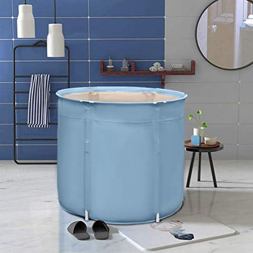 Portable Foldable Bathtub, Separate Family Bathroom SPA Tub, Soaking Standing Bath Tub for Shower Stall, Efficient maintenance of temperature, Ideal for Hot bath ice bath