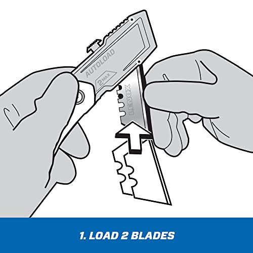 LENOX TOOLS Utility Knife, 3-Blade, Retractable, Foldable and Portable, Blade Storage (LXHT10600)