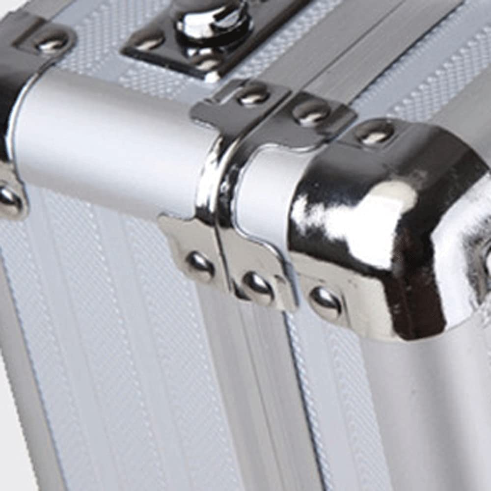 LMMDDP Aluminum Alloy Portable Password Box Multi-function Instrument Tool Box Storage Box
