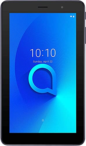 New Alcatel 1T 7'' 9009G 3G GSM WiFi Tablet Android 8GB ROM + 1GB RAM MicroSD Card up to 128GB / Android Oreo (Go Edition) Works Worldwide & in The U.S Black (Renewed)