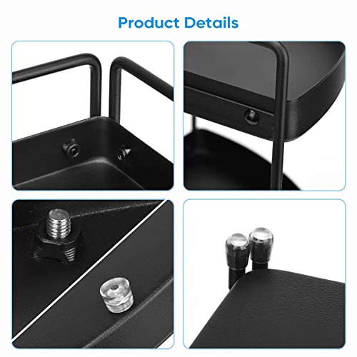Lvssci Corner Shelf 3 Tier Bathroom Countertop Organizer ,Kitchen Bathroom Countertop Perfume Trays for Dresser Cosmetic Makeup Organization Standing Shelves Space Saving Holder