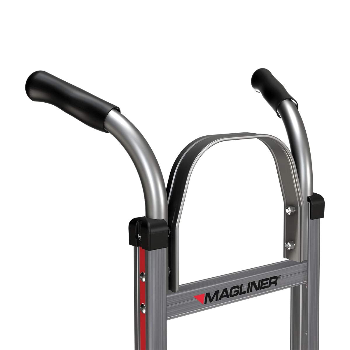 Magline HMK116UA4 Aluminum Hand Truck, Flared Double Pistol Grip Handle, Pneumatic Wheels, 500lbs Capacity & 86006 C5 Stair Climber Kit for Standard Hand Truck'