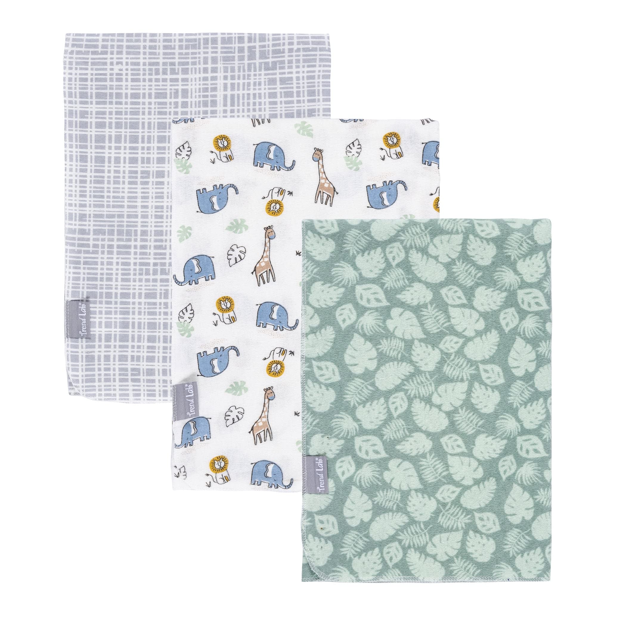 My Tiny Moments Welcome Baby Bear Shaped 5 Piece Gift Set, Includes 3 Flannel Swaddle, Bear Security Blanket, and A Gray Bear Shaped Storage Container