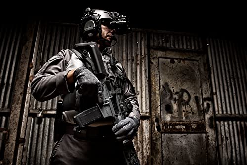 Mechanix Wear: The Original Tactical Work Gloves with Secure Fit, Flexible Grip for Multi-Purpose Use, Durable Touchscreen Safety Gloves for Men (Grey, Medium)