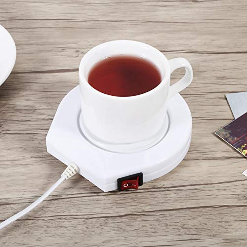 Keep Temperature 50℃ Mug Pad, 110V Mug Warmer, Coffee Heater Pad Portable Cup Warmer, for Home Office
