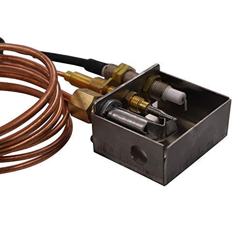 METER STAR Propane Gas Fire Pit Heater Replacement Parts Flame Pilot Burner Assembly Kit