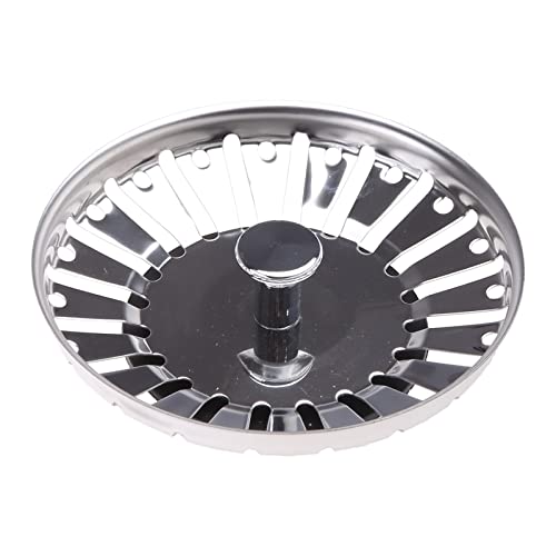MEELYHOME Stainless Steel Sink Drain Strainer Hair Catcher Shower Drain Mesh for Bathroom Bathtub Kitchen Easy to Install, Quantity: 1