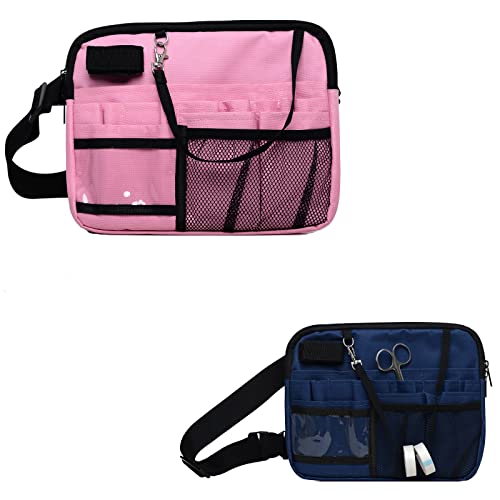 Nurse Fanny Pack, Multi Compartment Pouch, Utility Nurse Bags for Work Supplies, fit for Nurse,RN, Vet