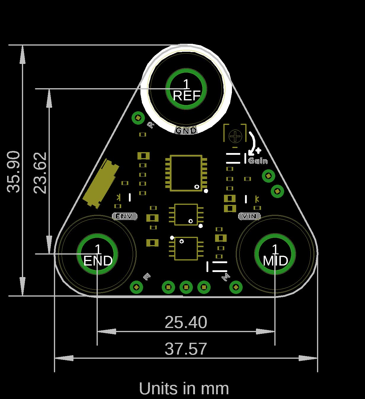 MyoWare 2.0 Muscle Sensor-Compatible with Arduino- All-in-one electromyography (EMG) sensor from Advancer Technologies -Measure muscle activity by detecting its electric potential-Keyed Snap Connector