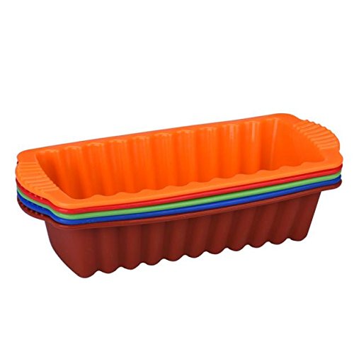 Rectangle Pan Cake Oven Bakeware Mould Baking Stick Silicone Non Loaf Bread Cake Mould Chocolate Warmer Melting Pot Candy Melts