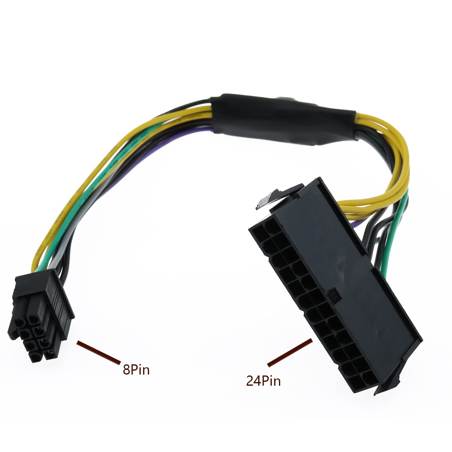 Lovelysp-24-pin to 8-pin 18AWG ATX PSU Power Adaptor Cable for Dell motherboard-1bar