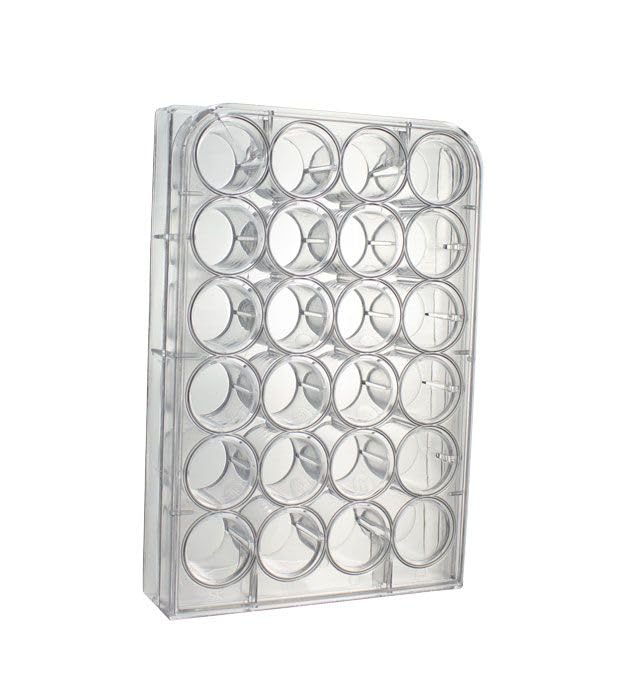 United Scientific⢠F1004 Non-Sterile Polystyrene Well Pate | 24 Wells | Desinged for Laboratory, Classroom, or Home Use | Pack of 10