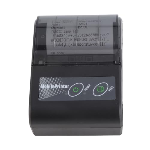 Receipt Printer, Automatic Sleep and Wakeup Mode, Mini Ticket Printer for Restaurant Sales in Retail