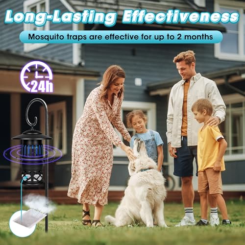 Mosquito Attractant in Bulk, Mosquito Lure for Bug Zapper Bait Refill Compatible with All Mosquito Trap Enhances Catch Rates for Indoor Outdoor Traps, Safe and Long Lasting(8 Pack)
