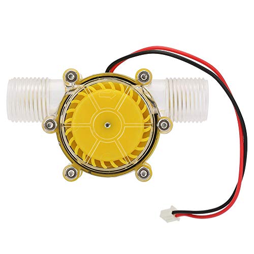 Micro Generator, F50 Micro-Hydro DC Water Flow Pump Turbine Hydroelectric Power Energy Generator Solid Structure, Low Noise, Stable Working Performance(5V)