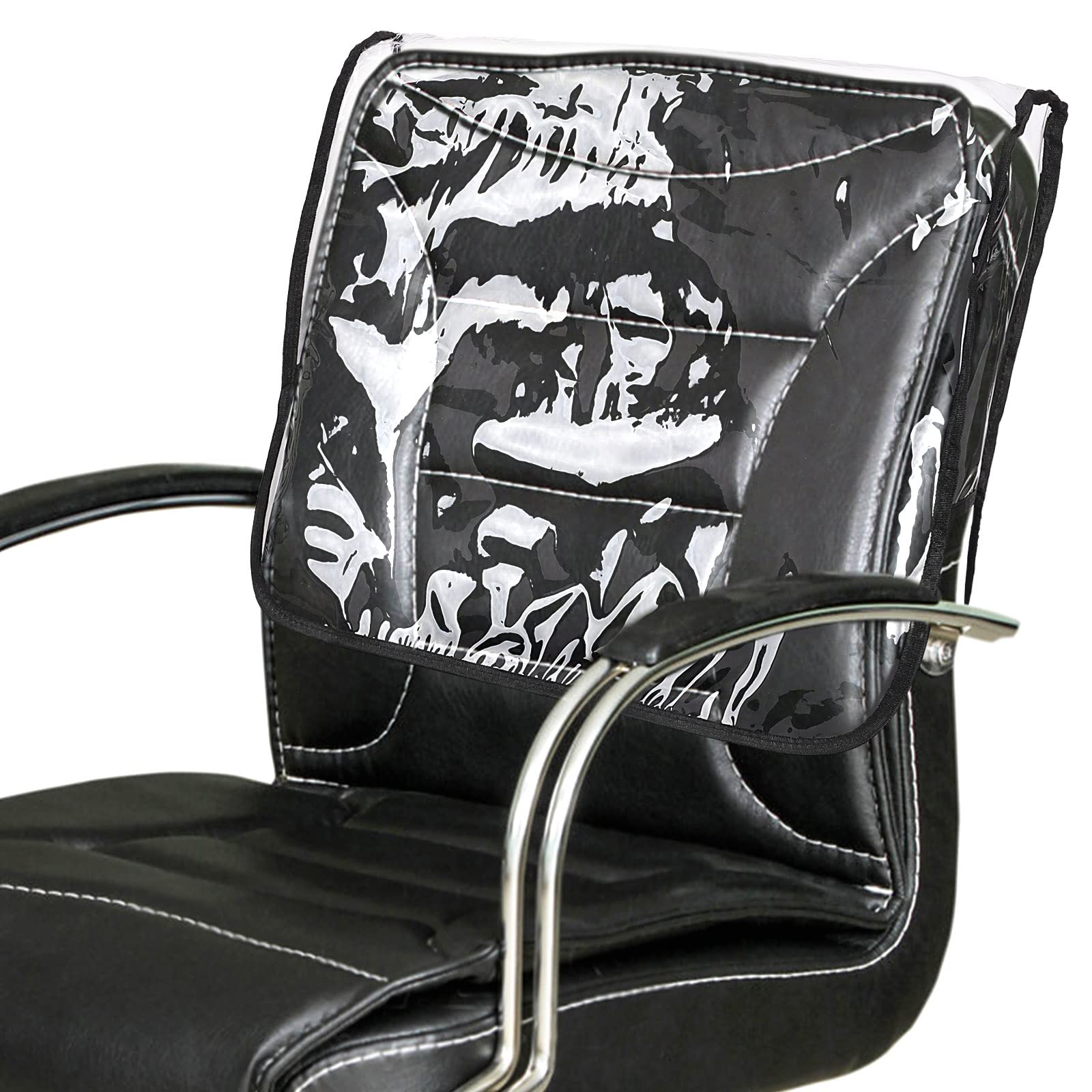Noverlife Chair Back Cover, Beauty Salon Chair Protective Cover, Square Hairdressing Chair Back Covers, Prevents Damage to Spa/Salon Chair, Barber Hair Salon Chair Cover, Fits Most Salon Chairs